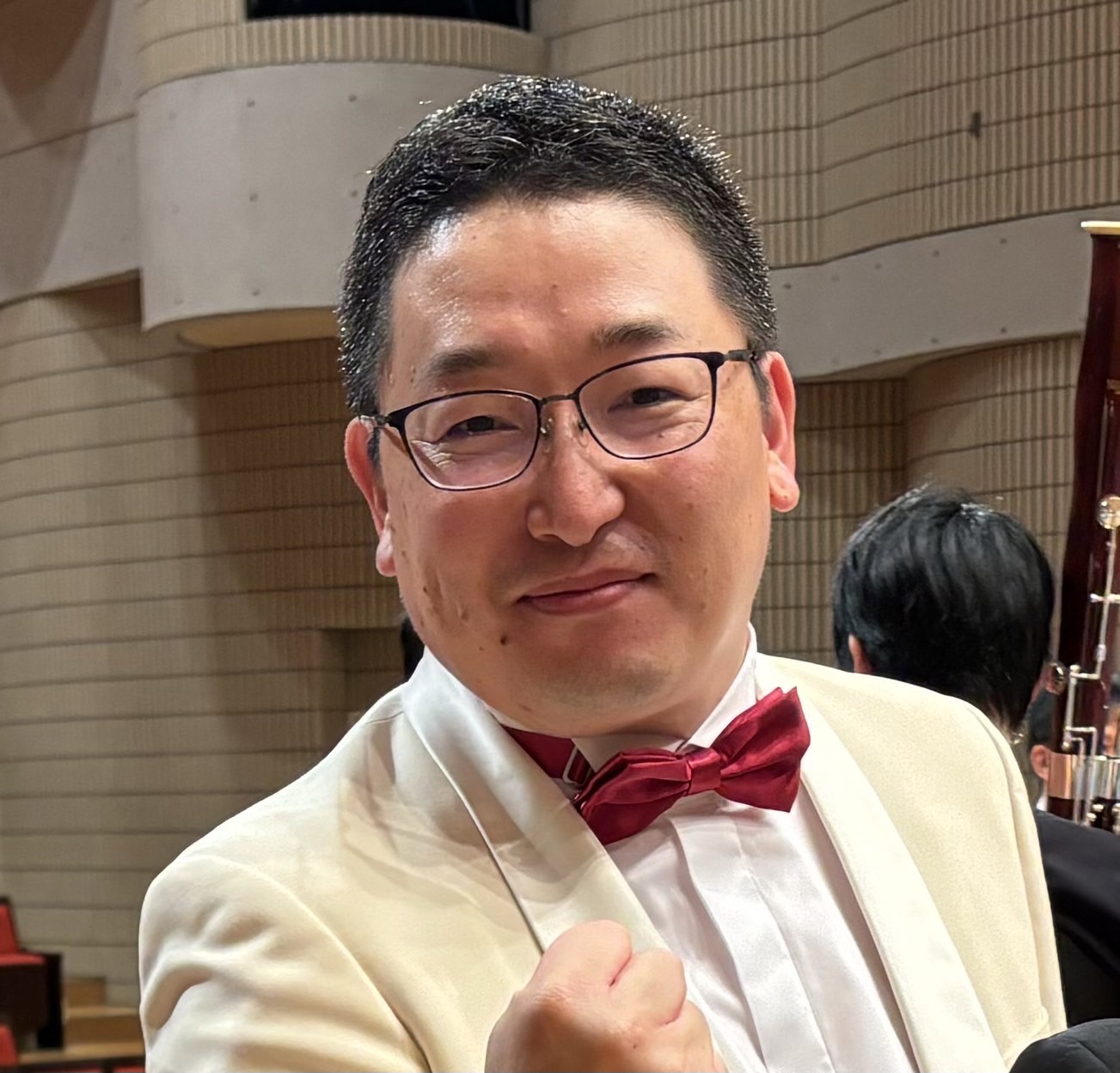 チケット販売開始です。福田洋介氏(作曲者)の指揮で「さくらのうた」コンサート | 管楽器専門店|バルドン・フィルステージ|ヨモギヤ楽器（株）